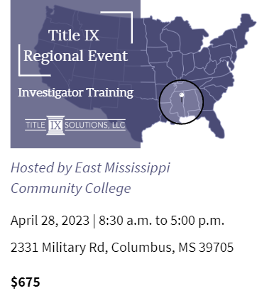 On-Campus Regional Title IX Training Programs - Title IX Solutions